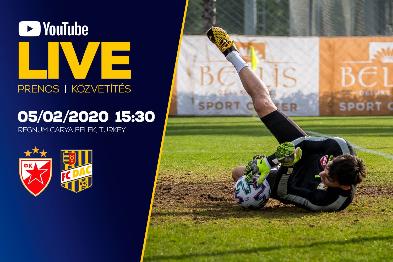 Link na živý prenos z prípravného stretnutia CZ Belehrad-DAC » DAC 1904
